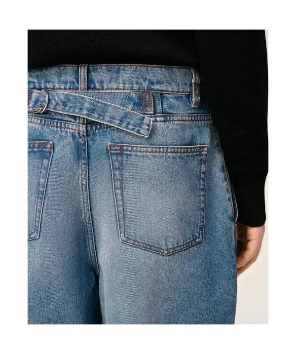 AMI Paris Wide Leg Jeans