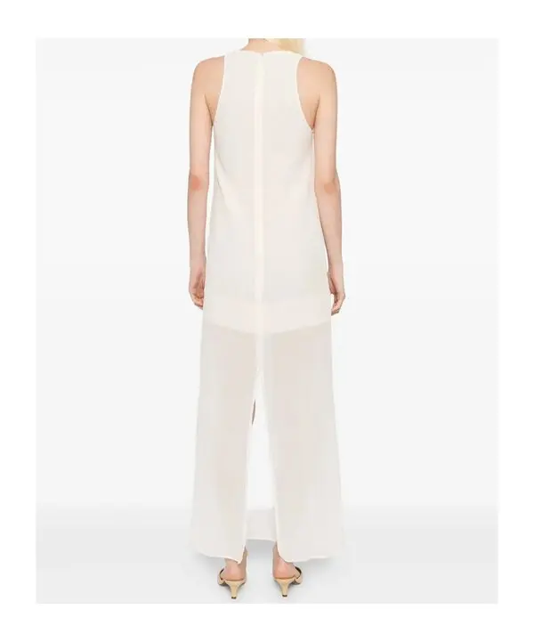 TOTEME Sleeveless Maxi Dress With Slit Hem