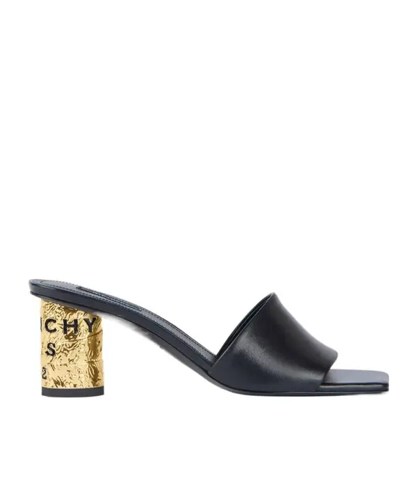 Givenchy Tape Heeled Mules - Black