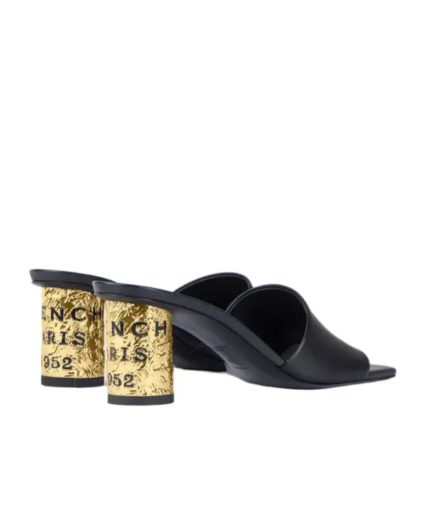 Givenchy Tape Heeled Mules - Black