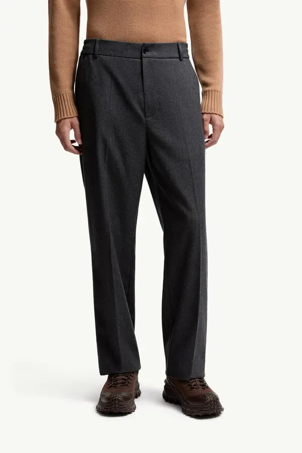 Moncler Flannel Tailored Trousers