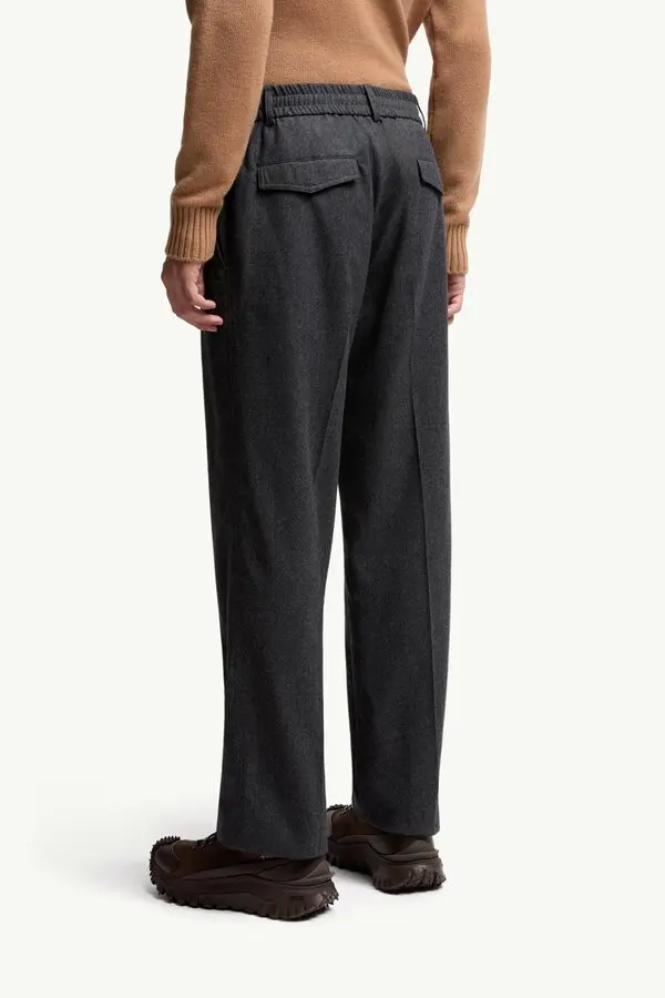 Moncler Flannel Tailored Trousers