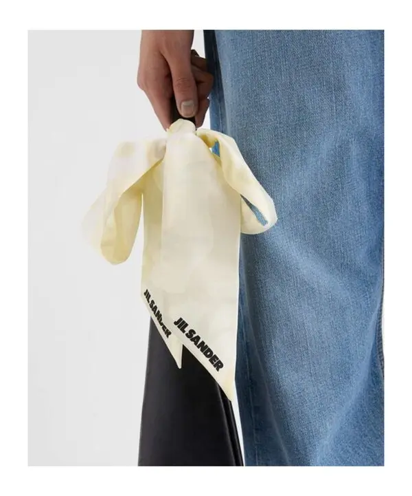 JIL SANDER Printed Silk Foulard