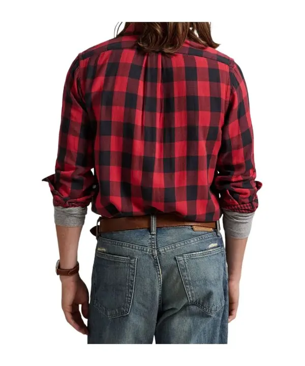 Polo Ralph Lauren Long Sleeve Checked Shirt - Red