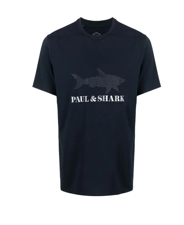 PAUL  SHARK Logo-print T-shirt