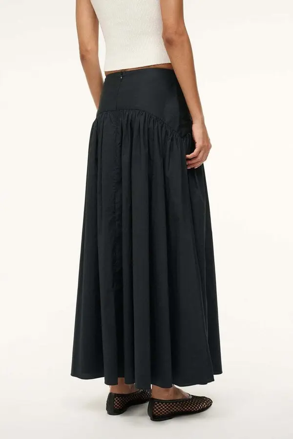 Staud Procida Gathered Maxi Skirt