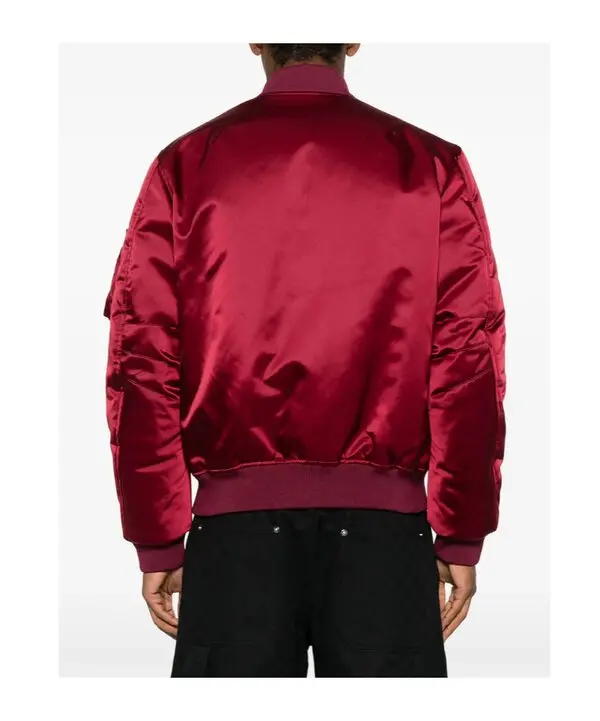 Gucci Zip-up Bomber Jacket - Red