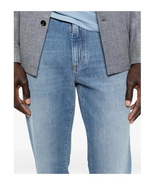 Zegna City Straight-leg Jeans - Blue