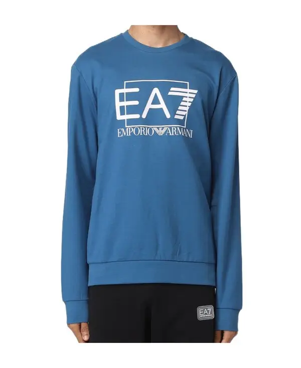 EA7 Logo Printed Sweatshirt
