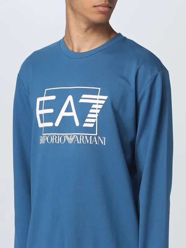 EA7 Logo Printed Sweatshirt
