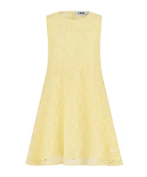 Dior Sleeveless Dress - Yellow