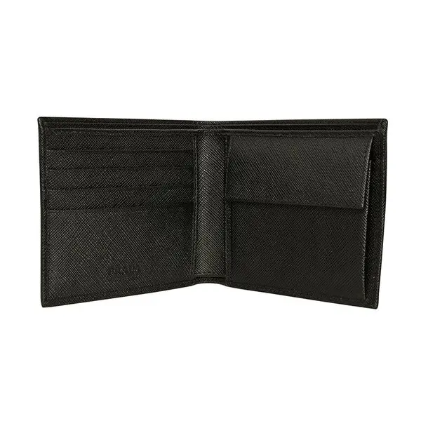 Prada Triangle-logo Bi-fold Wallet