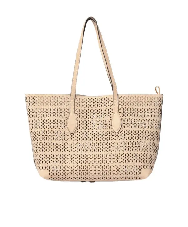 GIANNI CHIARINI Mashup Perforated Tote Bag