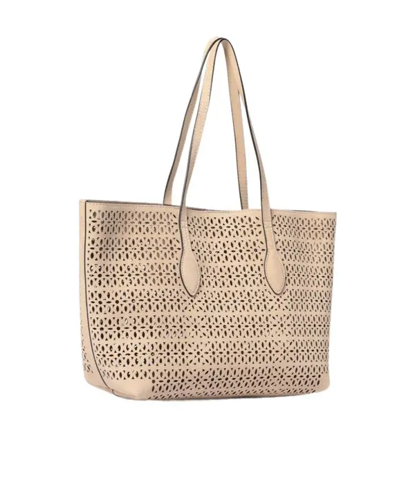 GIANNI CHIARINI Mashup Perforated Tote Bag