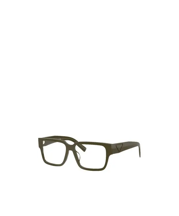 Prada Rectangle Frame Eyeglasses - Green