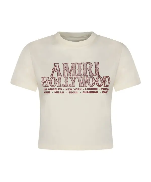 Amiri Graphic-print Short-sleeve T-shirt - White