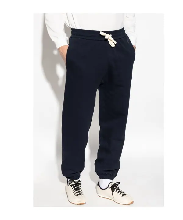 JIL SANDER Drawstring Cuffed Joggers - Navy