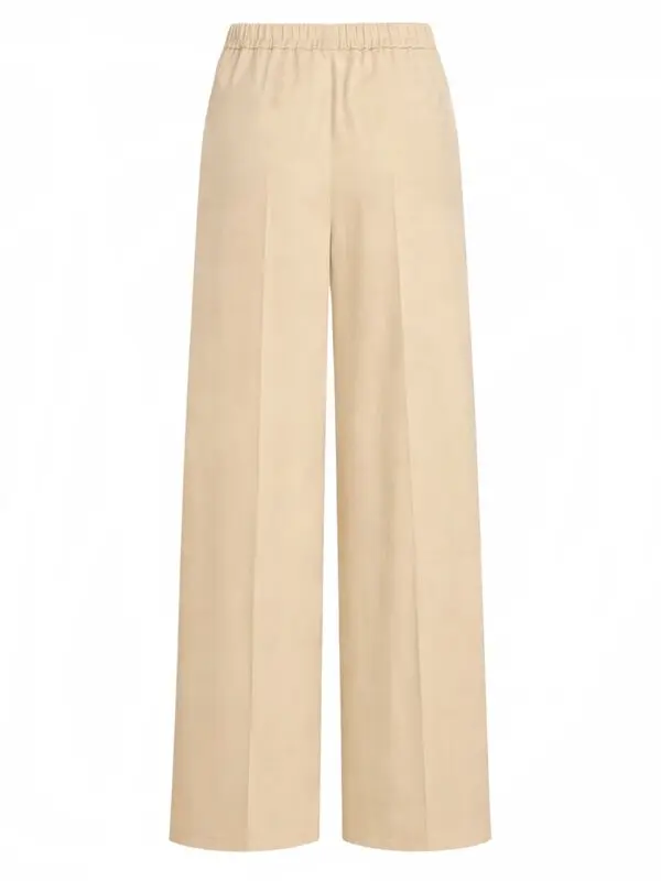 PATOU Elasticated Wide-leg Pants - Nude