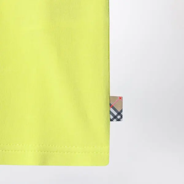 Burberry Stretch Cotton T-shirt With Shoulder Snaps