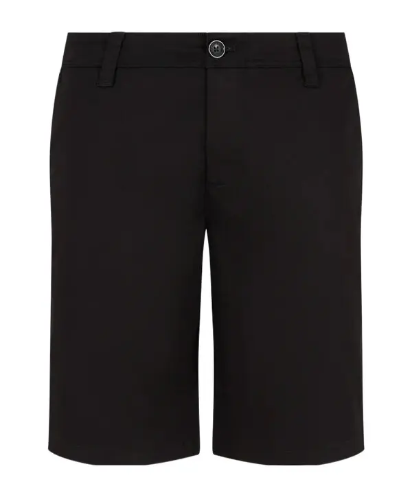 Armani Exchange Logo-plaque Shorts - Black