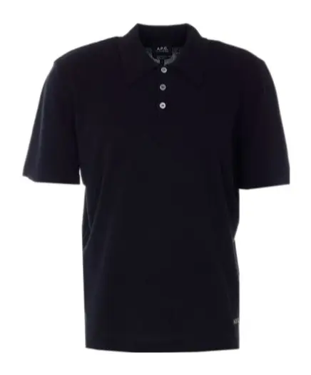 A.p.c. Logo Intarsia Polo Shirt