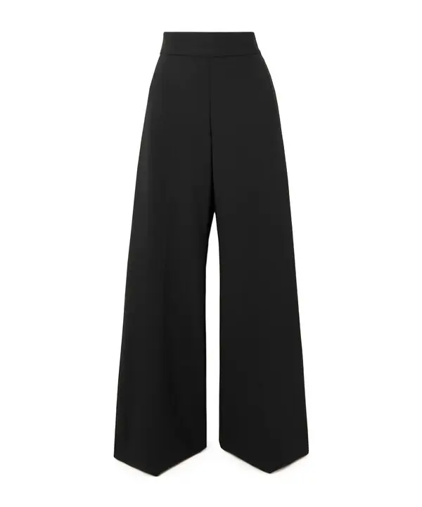 Carolina Herrera Wool Blend Wide-leg Trousers
