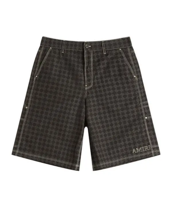 Amiri Ma Quad Monogram Work Shorts