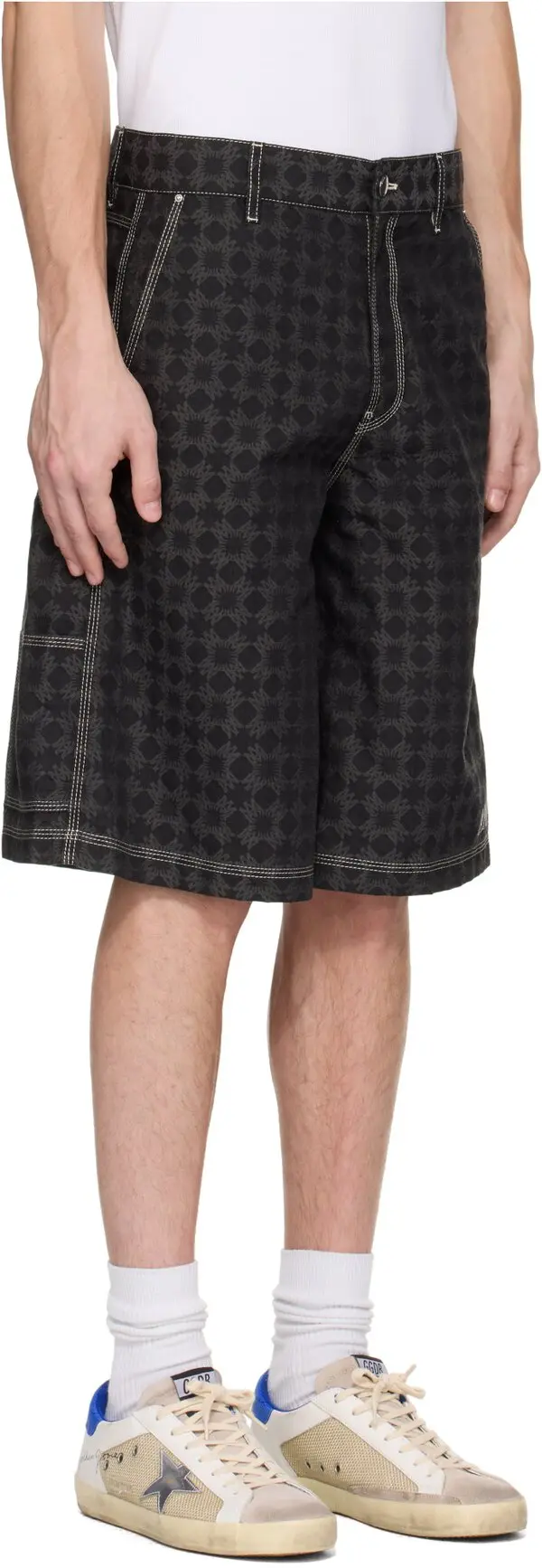 Amiri Ma Quad Monogram Work Shorts