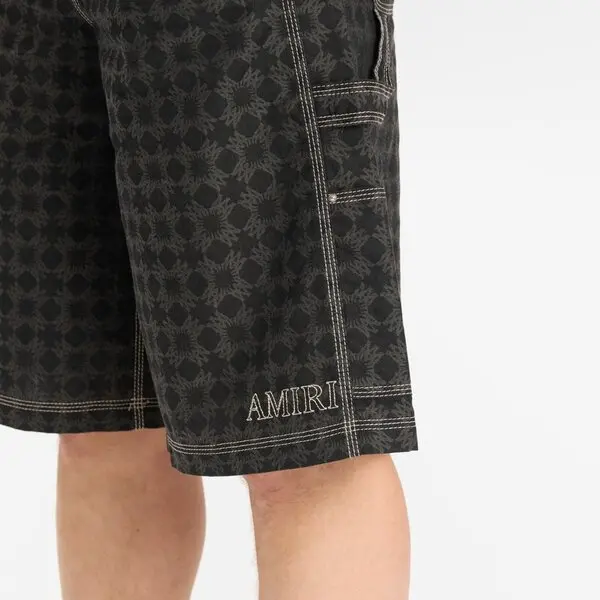 Amiri Ma Quad Monogram Work Shorts
