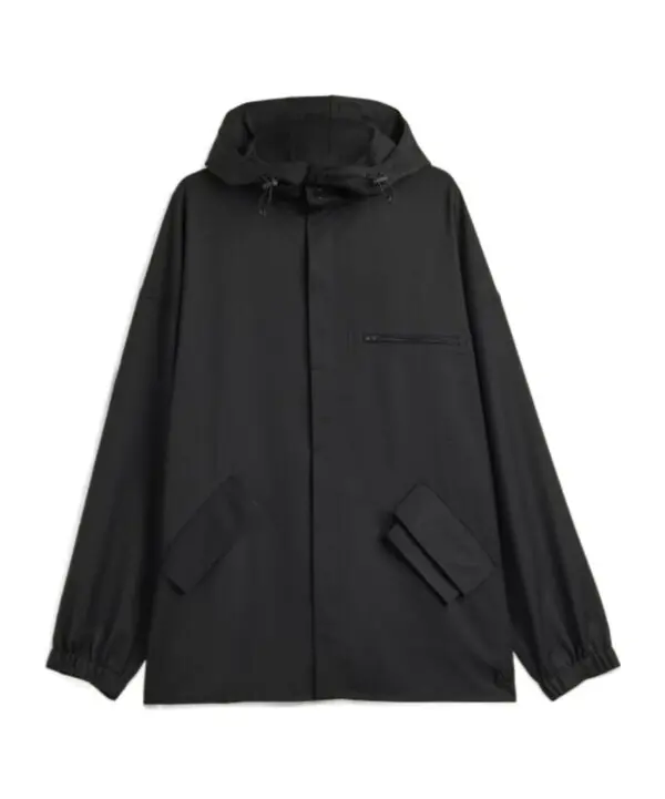 Y3 Three-stripe Hoodie - Black