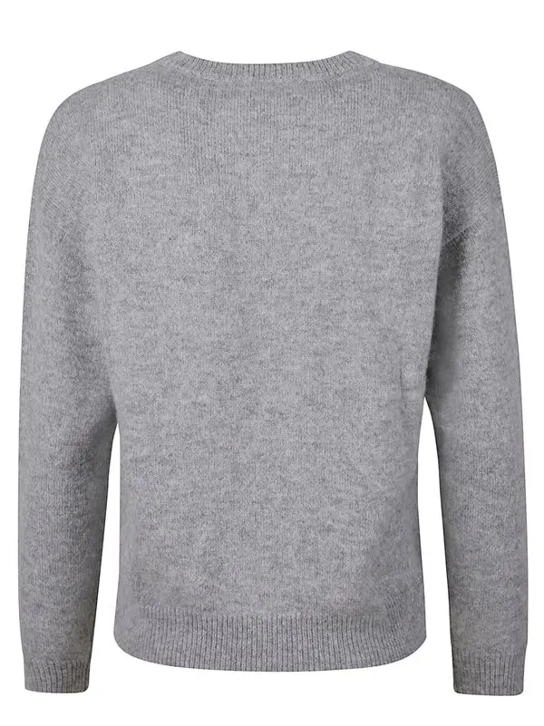 Peserico Diamond Jacquard Jumper With Embellishments