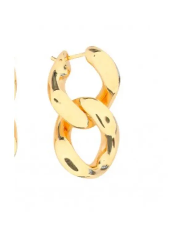 Bottega Veneta Interwoven Chain Link Earrings