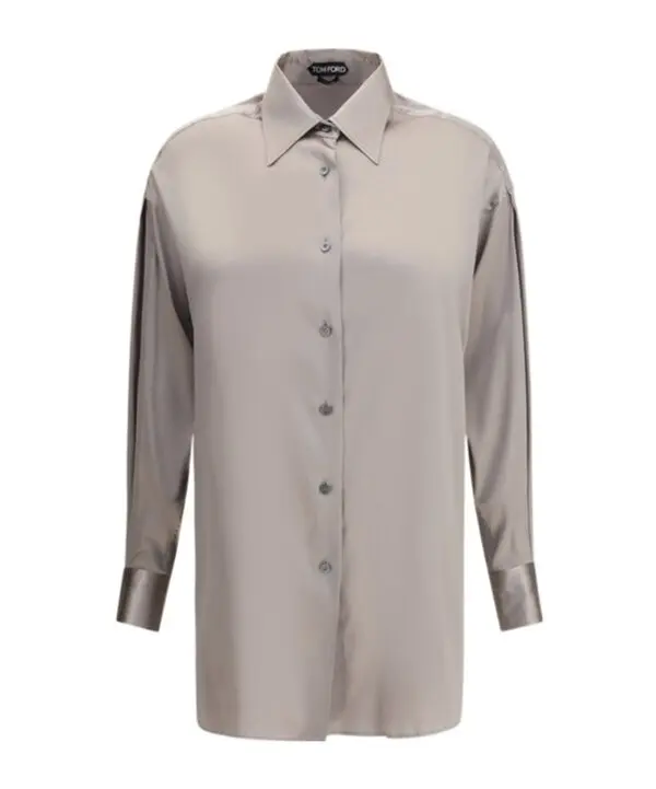TOM FORD Relaxed Fit Satin Shirt