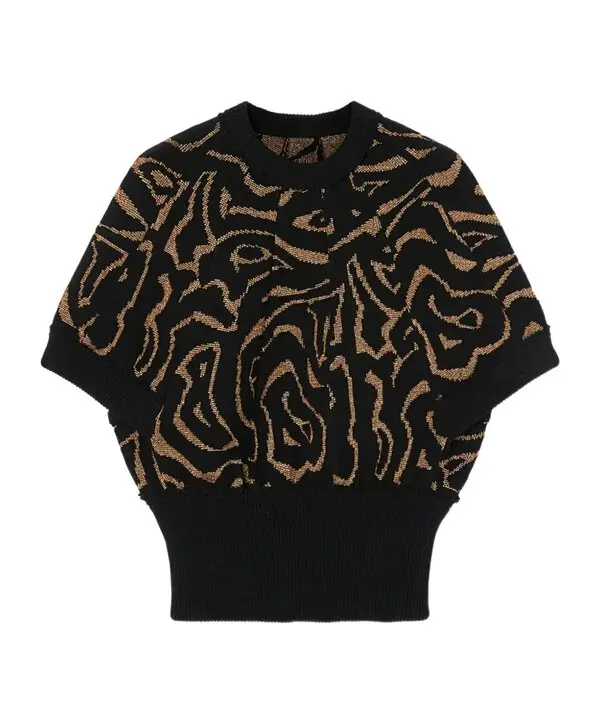 Emilio Pucci Jacquard Labirinto Top - Black