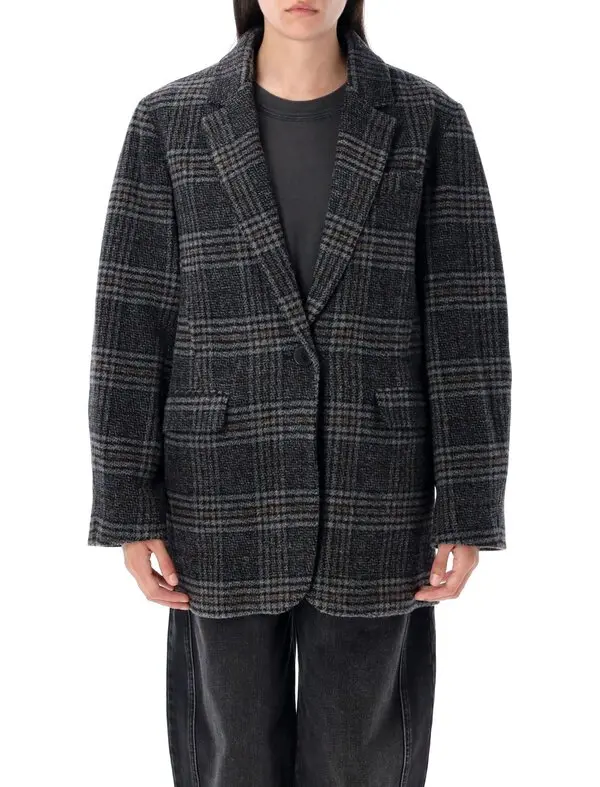 Isabel Marant Étoile Double-breasted Checked Blazer