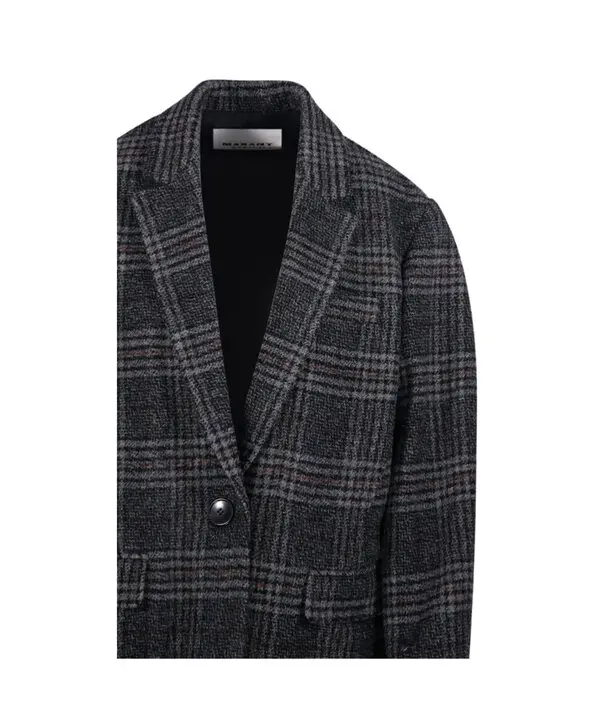Isabel Marant Étoile Double-breasted Checked Blazer