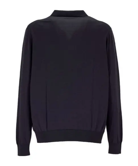 GRAN SASSO Open Collar Knitted Sweater