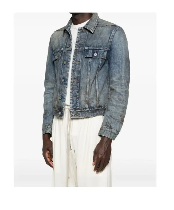 Rick Owens Denim Jacket - Gray