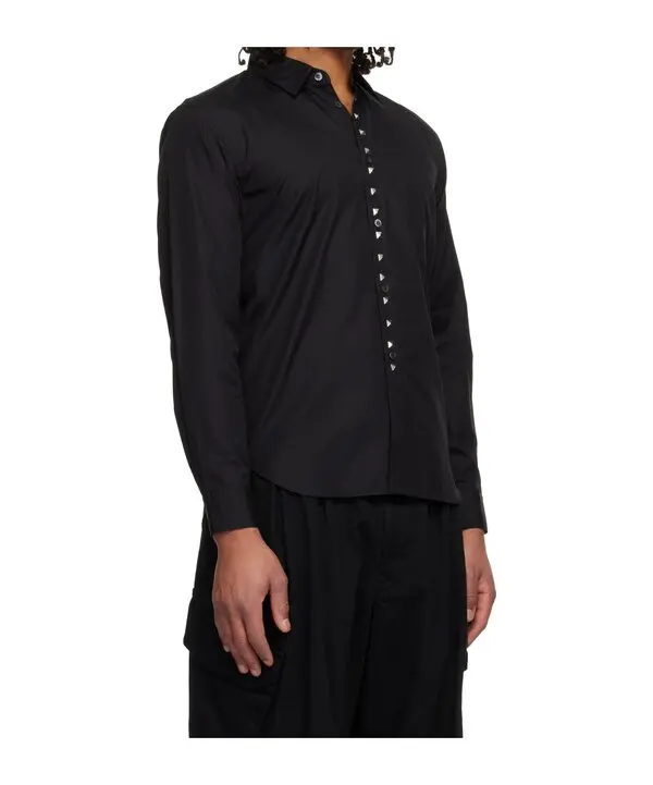 Comme Des Garçons Studded Blouse - Black