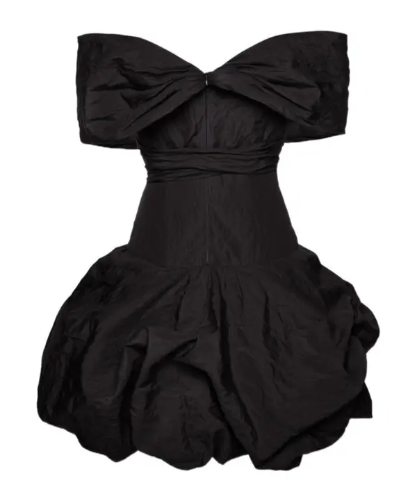Magda Butrym Draped Shawl-collar Midi Dress