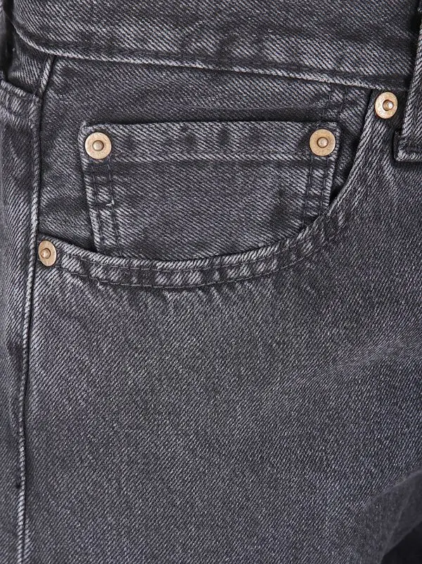 LEVI'S 501 Buttoned Straight-leg Jeans - Black