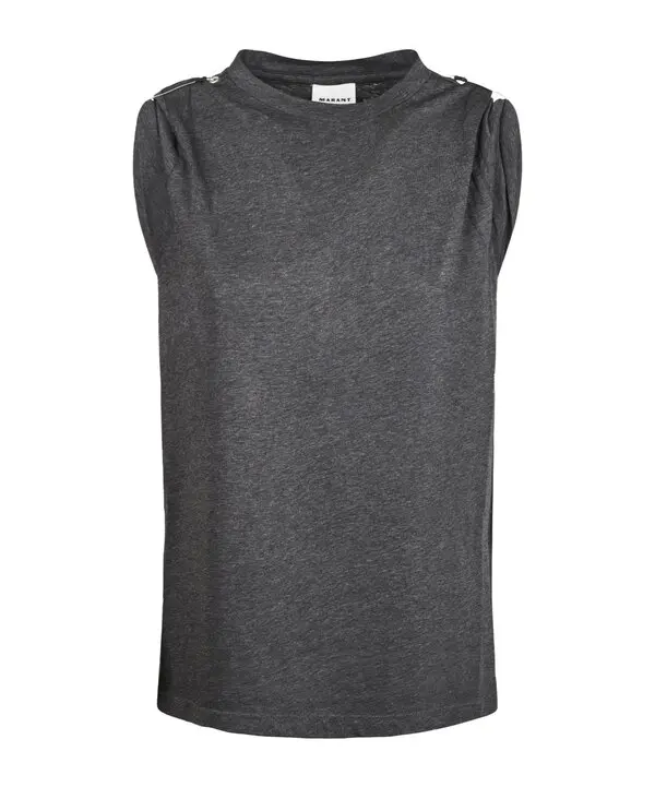 Isabel Marant Étoile Zelna Draped Crewneck T-shirt