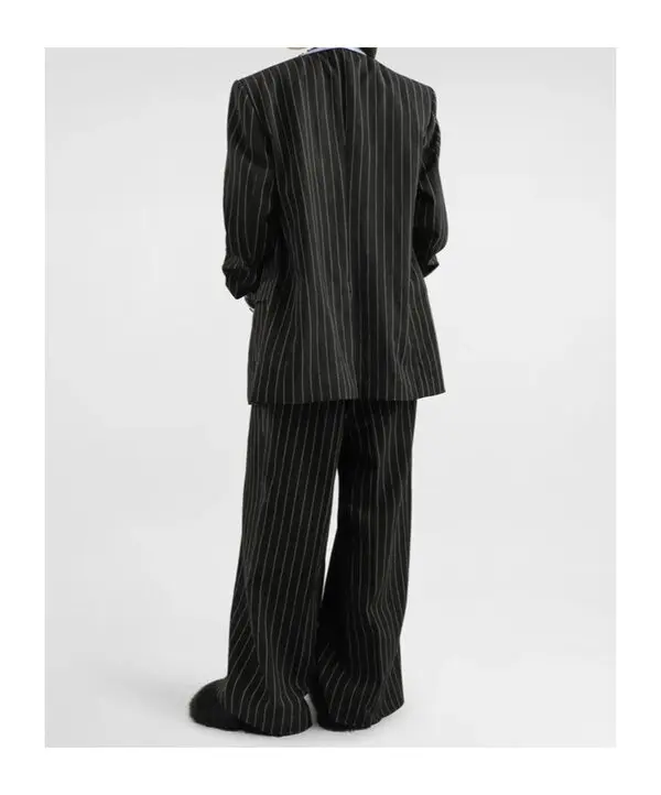 Dolce & Gabbana Pinstriped Oversized Blazer