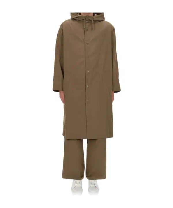 A.p.c. Long Hooded Coat - Brown