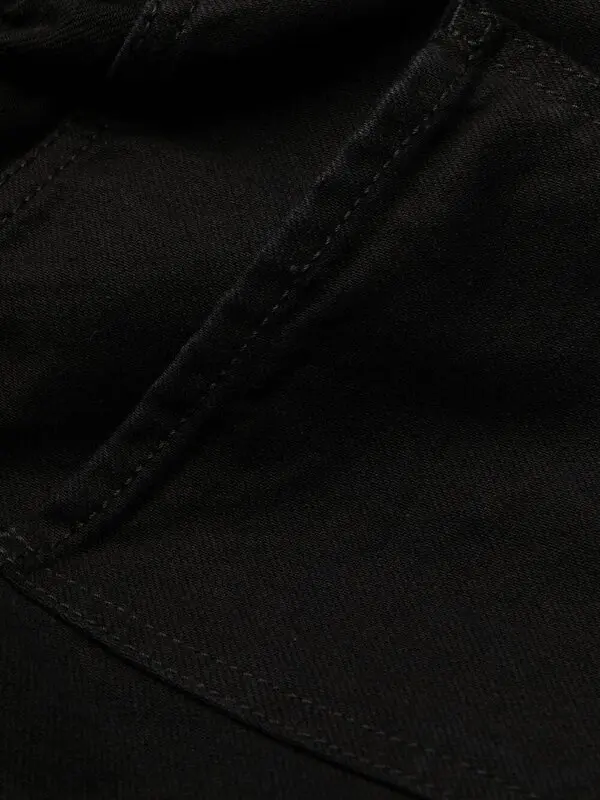 Off-White Belted Straight-leg Jeans - Black
