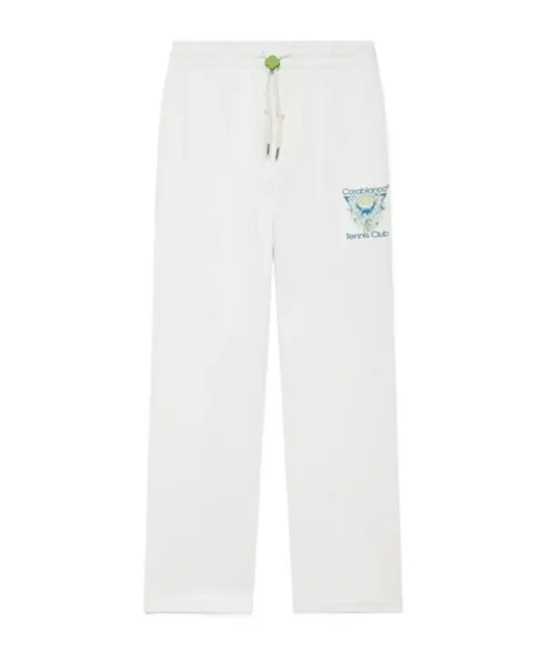Casablanca Tennis Club Drawstring Pants - White