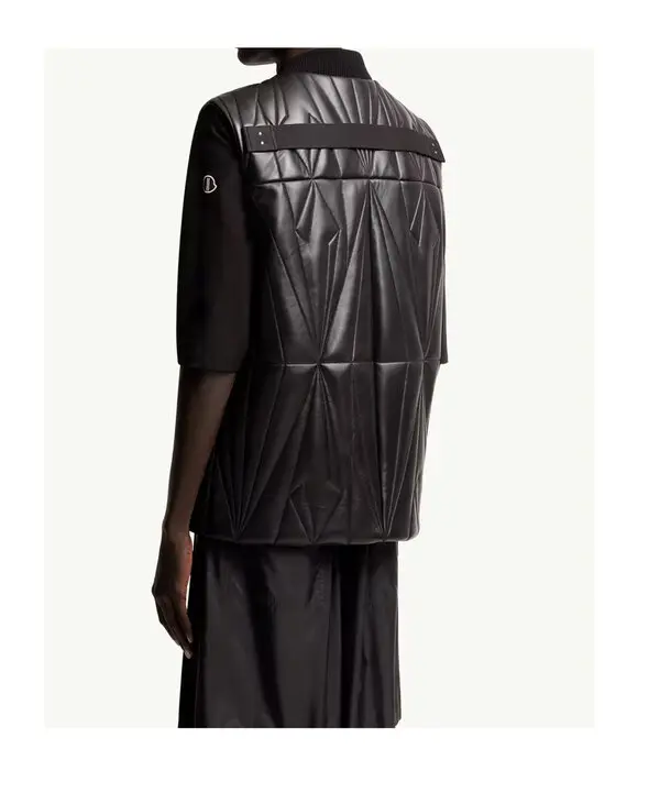 Moncler Geocamo Flight Nappa Leather Vest