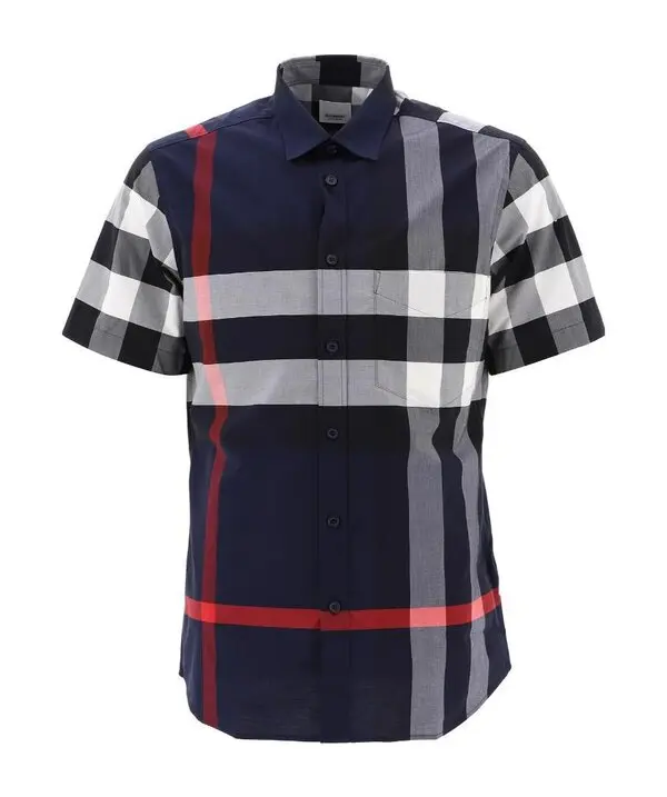 Burberry Checked Shortsleeved Shirt