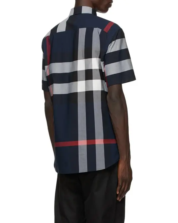 Burberry Checked Shortsleeved Shirt