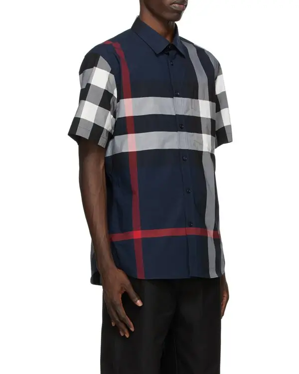 Burberry Checked Shortsleeved Shirt